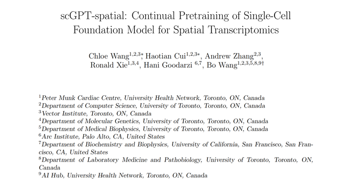 scGPT-spatial：空间转录组学单细胞基础模型的连续预训练 - 知乎