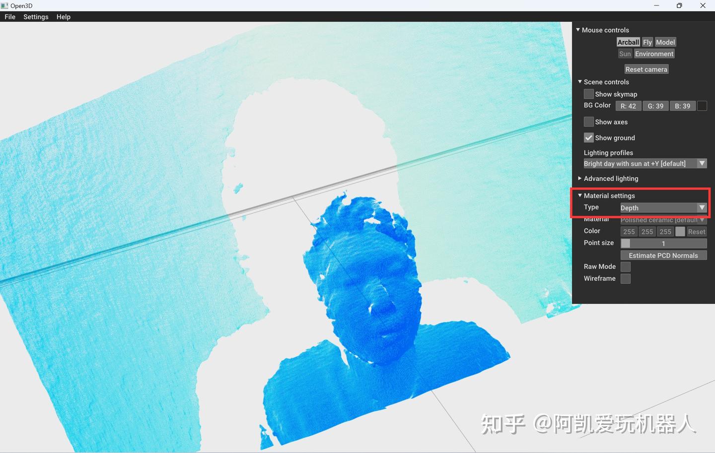 Open3D可视化窗口点云预览(Windows) - 知乎