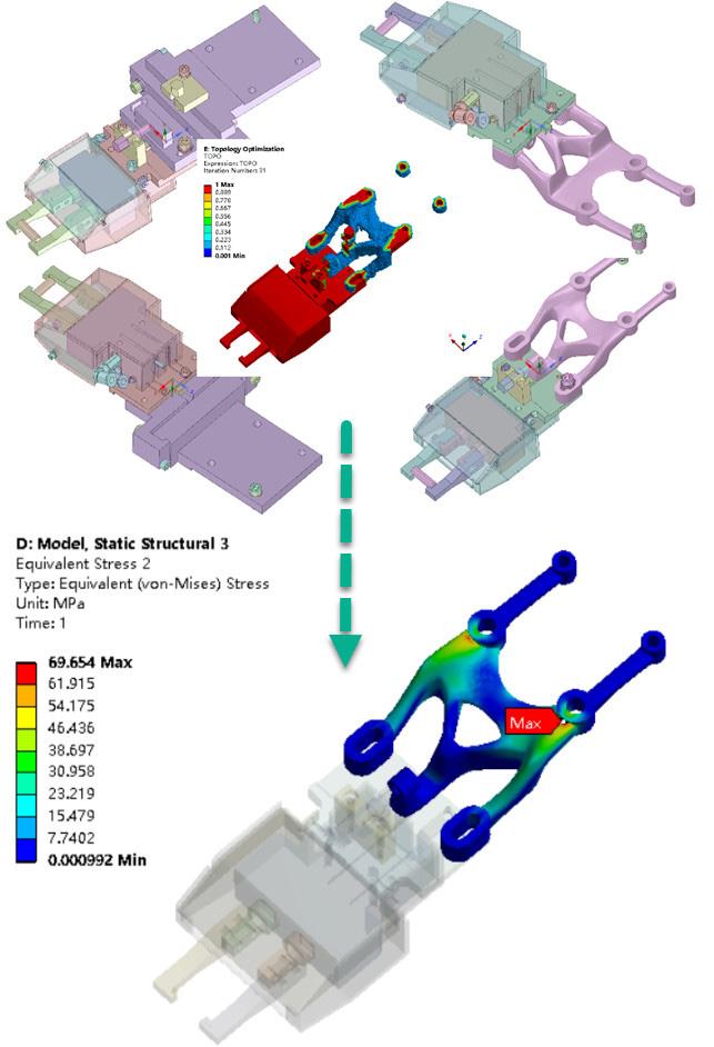 ANSYS Topology Optimization拓扑优化技术在轻量化设计应用概述 - 知乎
