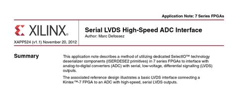 高速ADC 串行LVDS接口(xapp524，翻译Part 2 ) - 知乎