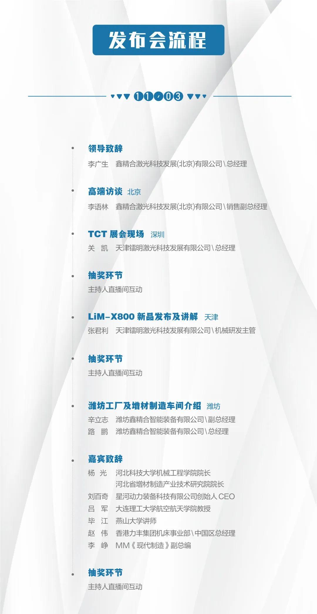 11月3日14:00｜直击鑫精合&镭明激光LiM-X800新品线上发布会 - 知乎