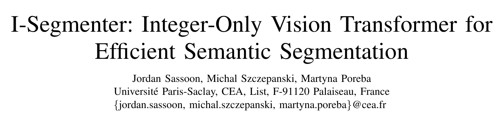 I-Segmenter：首个全整数Vision Transformer分割框架，模型大小锐减3.8倍，推理加速1.2倍 - 知乎