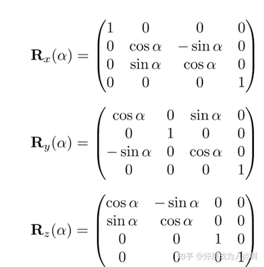 Games101——4 空间变换 - 知乎