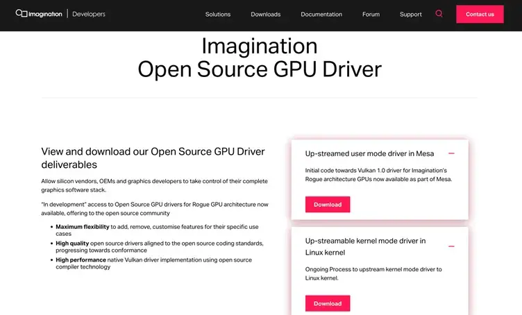 Imagination 开源图形驱动新增Vulkan 1.2支持，并扩展多款GPU适配 - 知乎