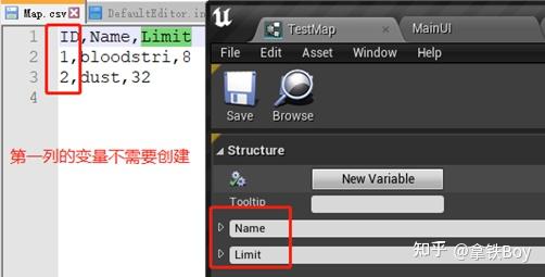 UE4 导入CSV并生成DataTable - 知乎