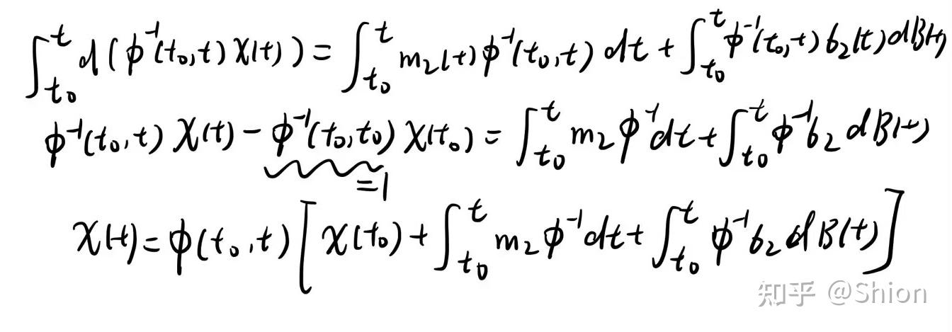 随机动力学（6）---线性随机微分方程的精确解分析(一)：线性Ito随机微分方程 - 知乎
