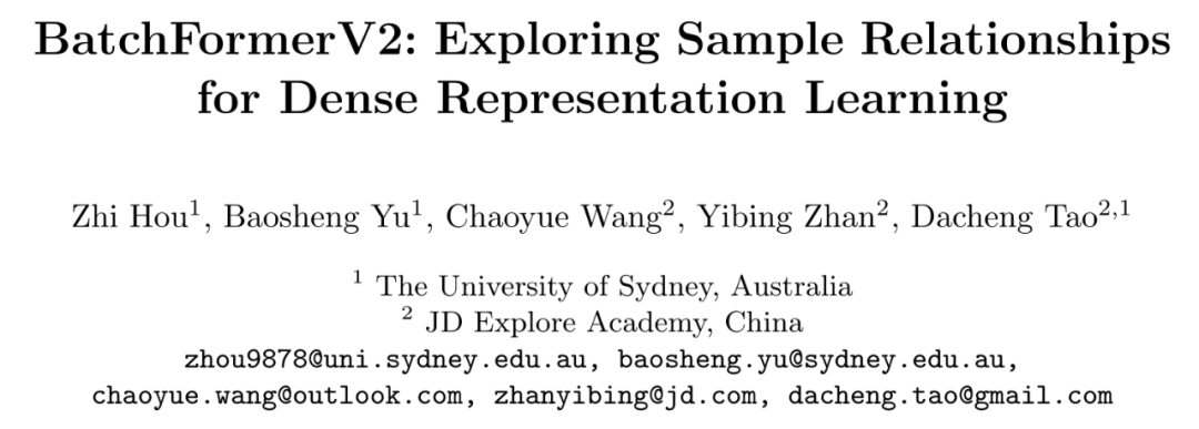 CVPR 2022 | BatchFormerV2：新的即插即用的用于学习样本关系的模块 - 知乎