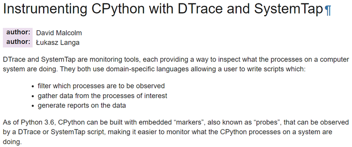 Python SystemTap hello world - 知乎
