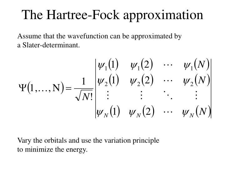 HF Energy of a Many-Electron System - 知乎
