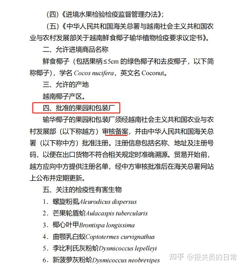【海关报关】收藏 | 越南鲜椰子进口讲解 - 知乎