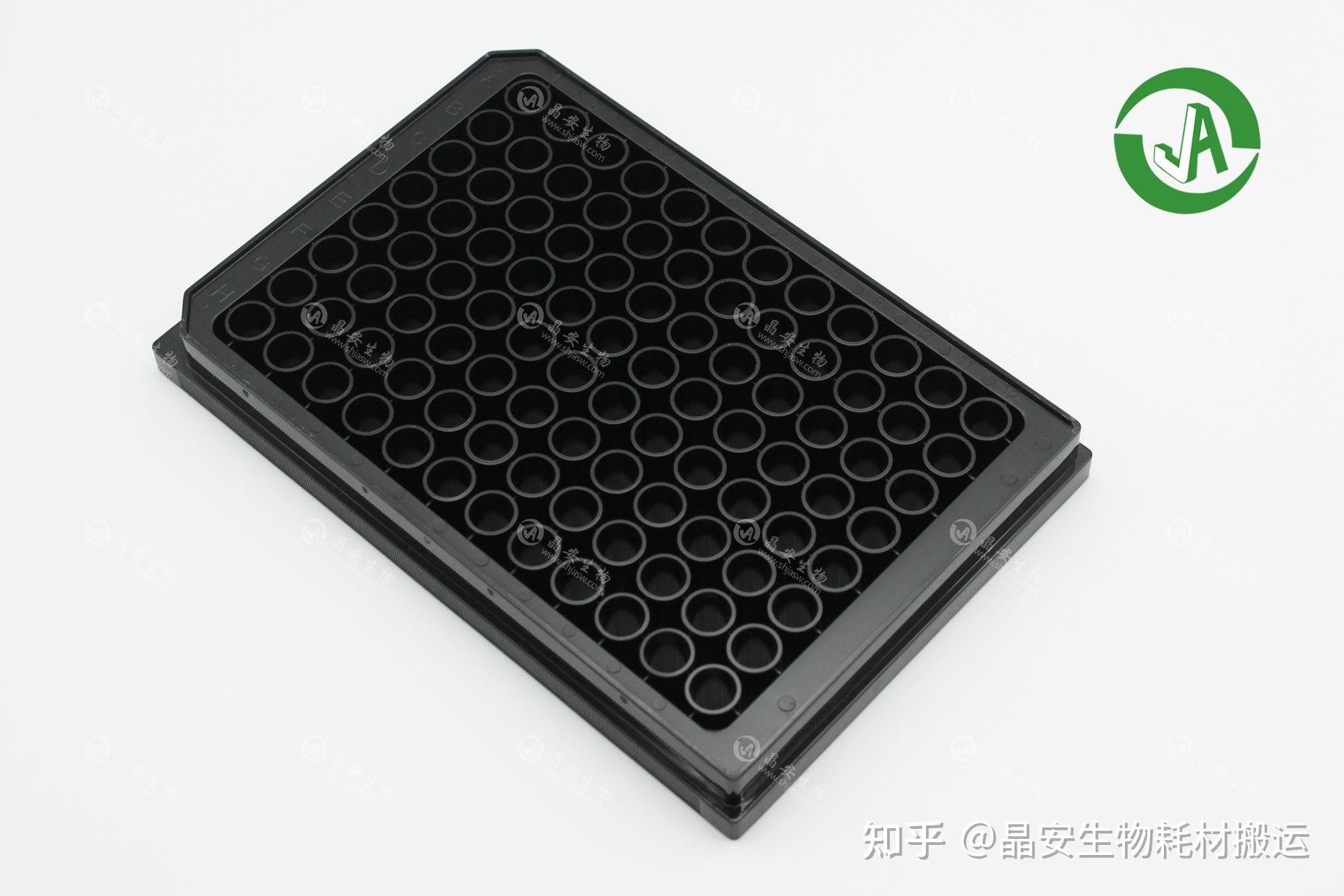 上海晶安6-12-24-96-384孔细胞成像专用玻璃底培养板（激光共聚焦显微镜用黑色避光玻底培养板） - 知乎