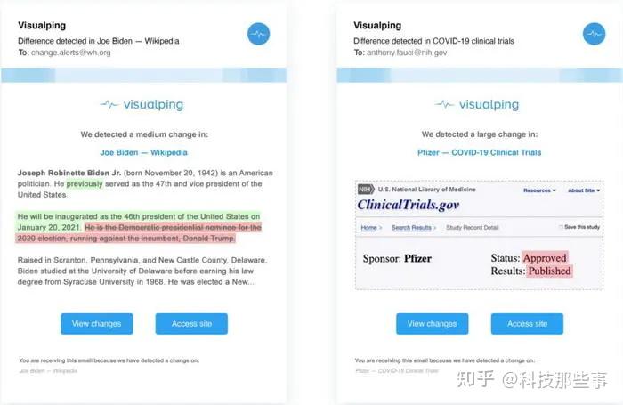 VisualPing – 免费网站变动监控利器 - 知乎