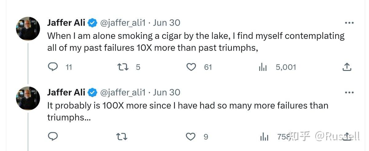 塔勒布转推的 Jaffer Ali Quote（八） - 知乎