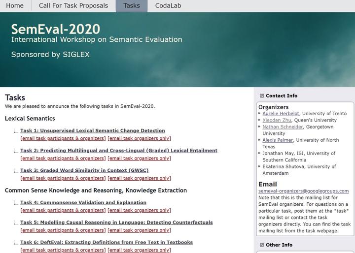 全球最大的语义评测大赛SemEval-2020开始了 - 知乎