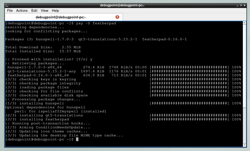 初级：如何在 Arch Linux 中安装 Yay AUR 助手 | Linux 中国 - 知乎