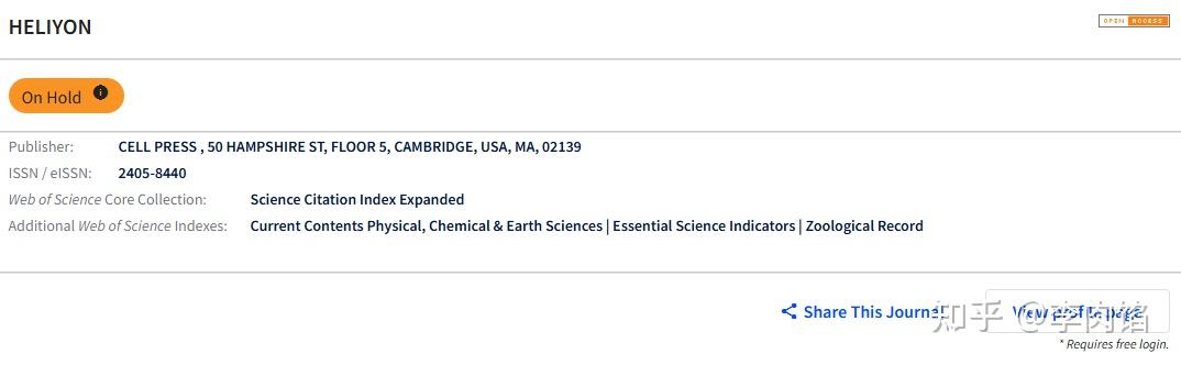 毕业神刊《Heliyon》真的倒下了吗？25年IF还能涨！ - 知乎