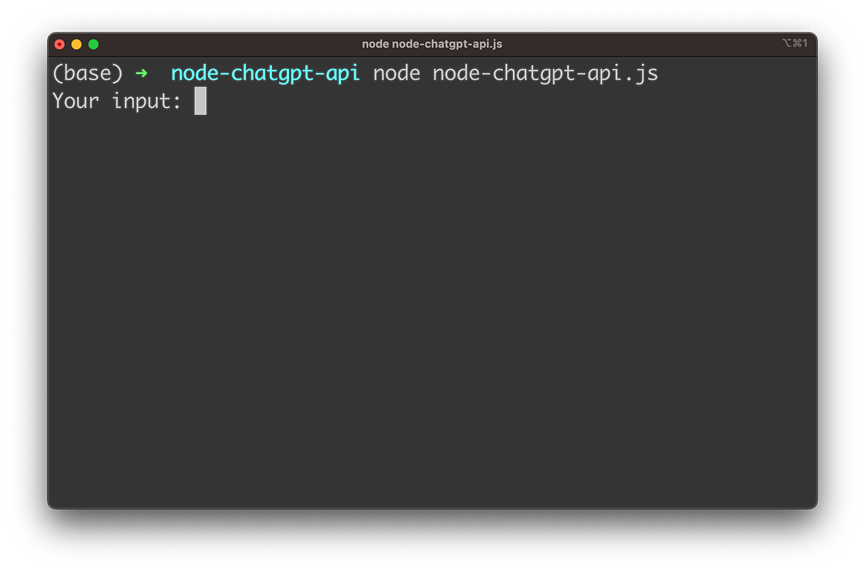 [翻译] 如何在 Node.js 中使用 OpenAI 的 ChatGPT API - klchang - 博客园
