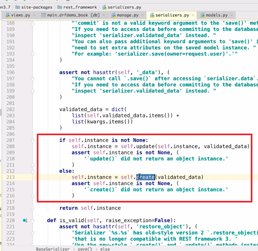 【django+drf自学】开发api知识：drf-序列化器Serializer、ModelSerializer、增删改查、save方法、GenericAPIView、5个Mixin混合接口 ...