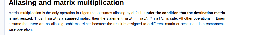 Eigen Dense Matrix的内存优化 - 知乎