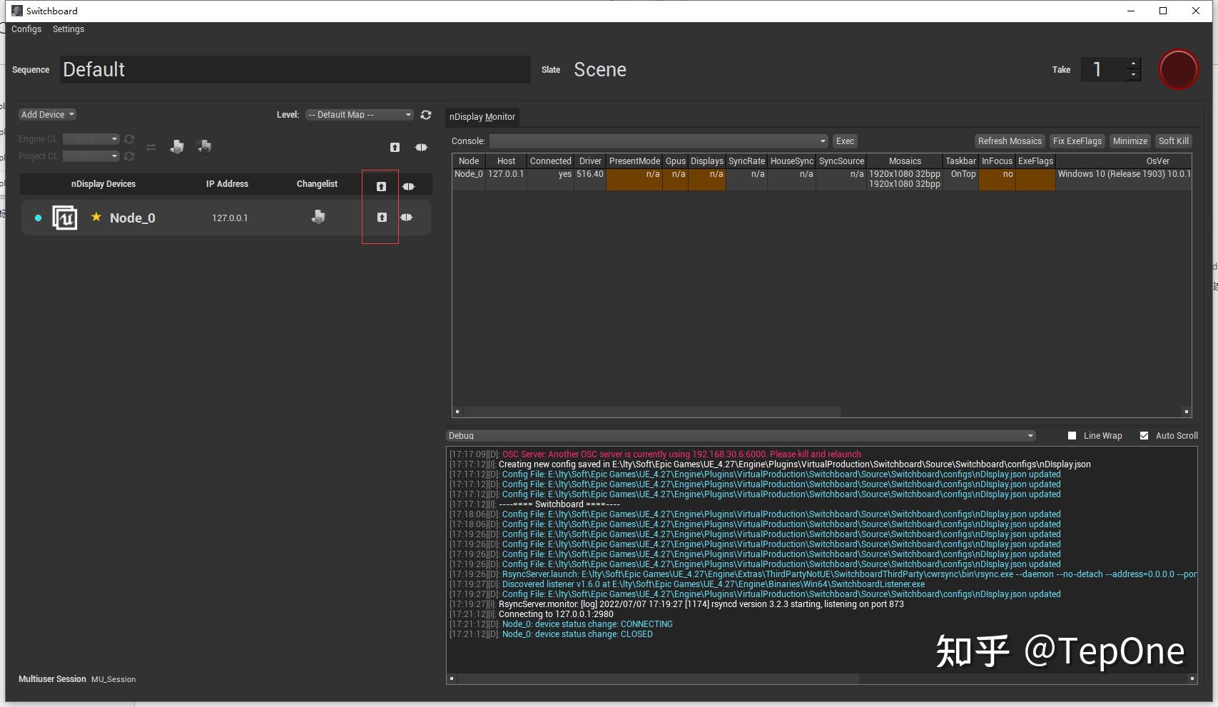 nDisplay入门 ue4.27 - 知乎