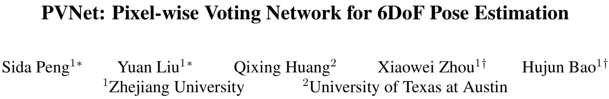 浙大CAD&CG实验室提出PVNet，实时且效果超群，已开源 - 知乎