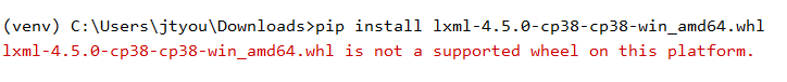Python3.8在windows上安装不起wheel包 - 知乎