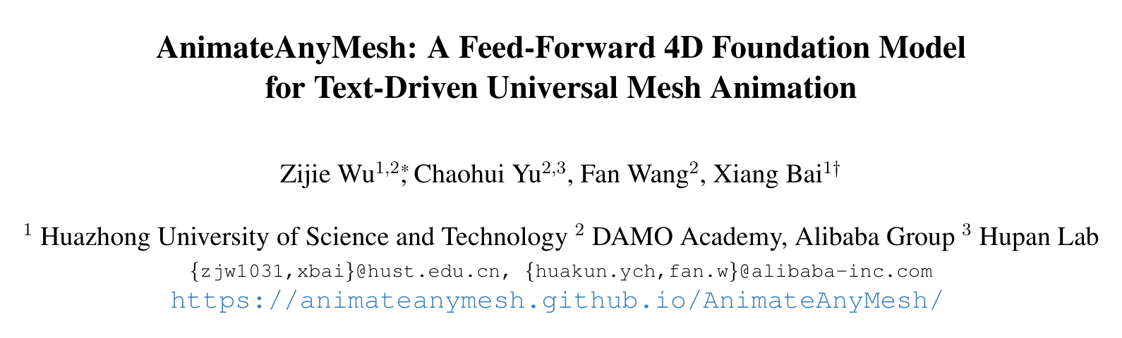 ICCV 2025 AnimateAnyMesh：文本驱动通用网格动画新范式，实现高效高质量4D内容生成 - 知乎