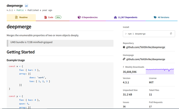 Js通过deepMerge实现默认配置和自定义配置的合并 - 知乎