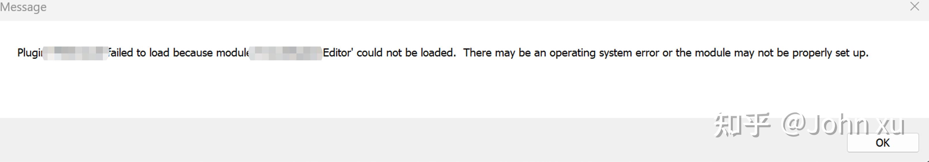 UE_LoadModuleFailed加载模块失败 could not be loaded - 知乎