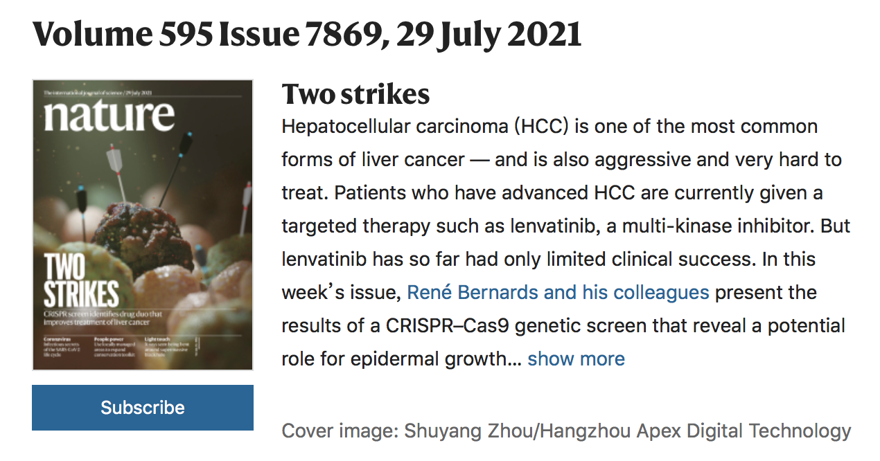 经验分享丨如何用6天时间登上《Nature》杂志封面？ - 知乎