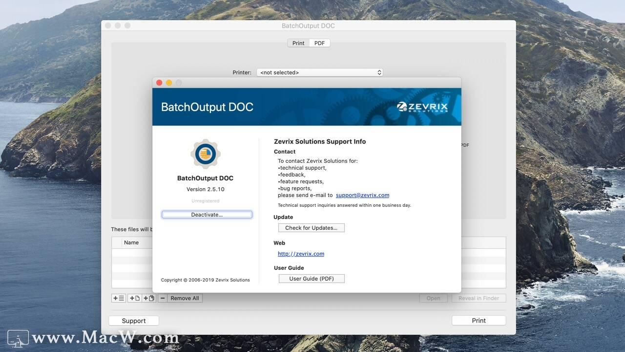 BatchOutput DOC for Mac(虚拟PDF打印机) v2.5.10 - 知乎
