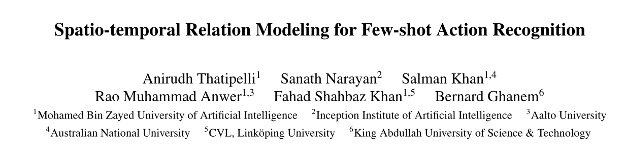CVPR2022 | 动作识别框架新范式 STRM，用最小的样本获得最高的精度 - 知乎