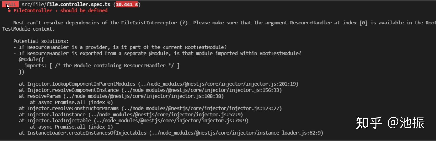 nestjs 中的测试 - 知乎