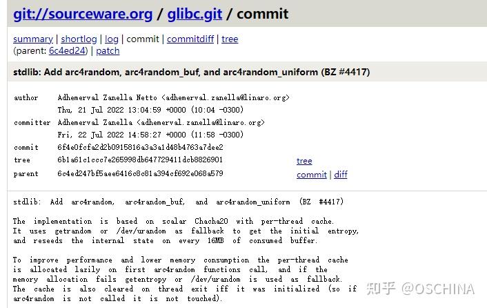 时隔 15 年，Glibc 终于引入了用于 Linux 的 arc4random 函数 - 知乎
