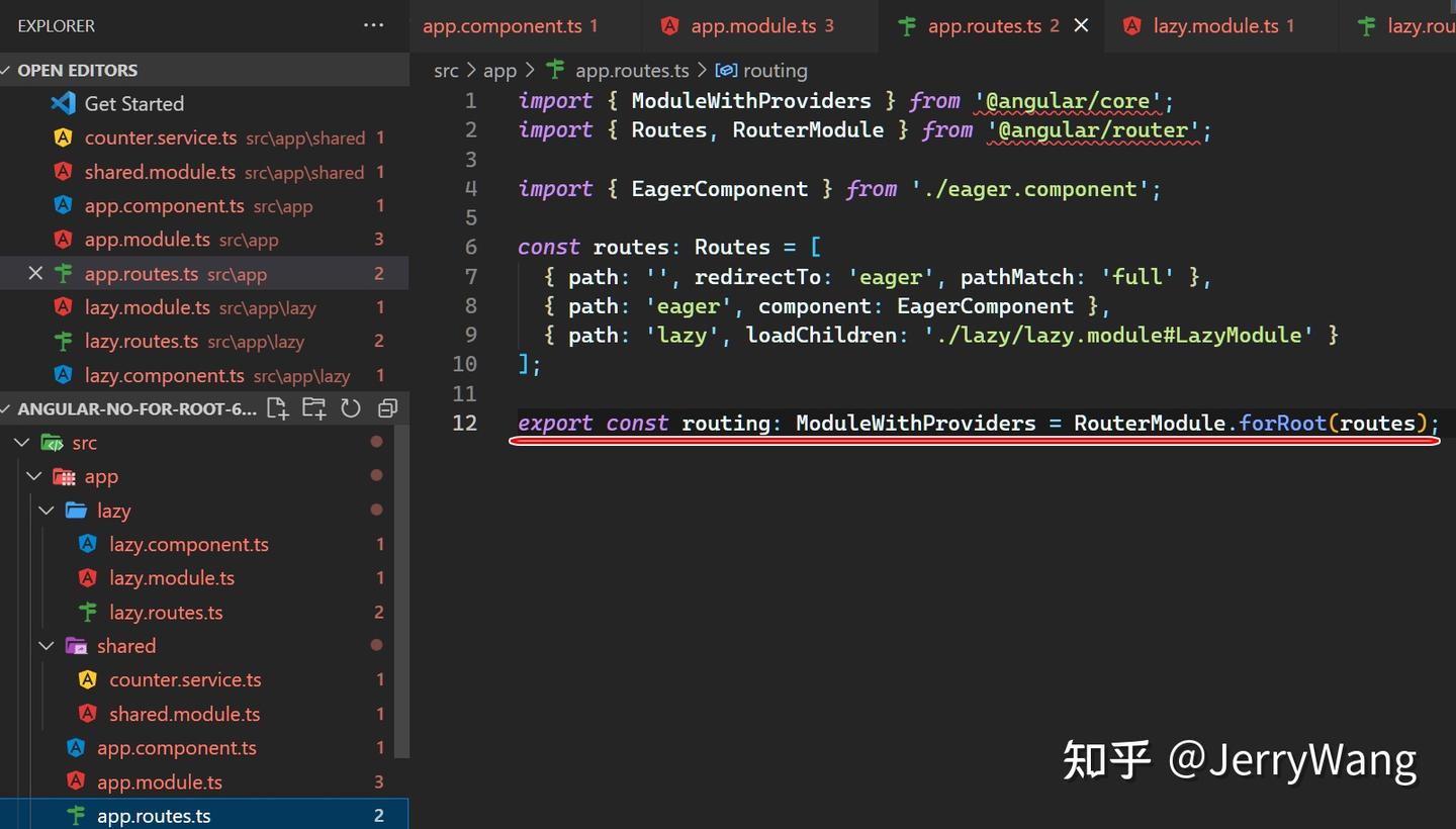 Angular 应用开发里使用 ForRoot 解决 Lazy Loaded Module 里单例行为丢失的问题 - 知乎