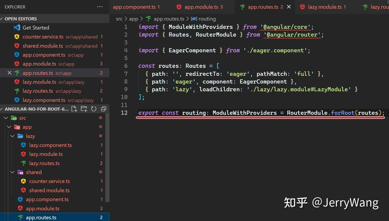 Angular 应用开发里使用 ForRoot 解决 Lazy Loaded Module 里单例行为丢失的问题 - 知乎