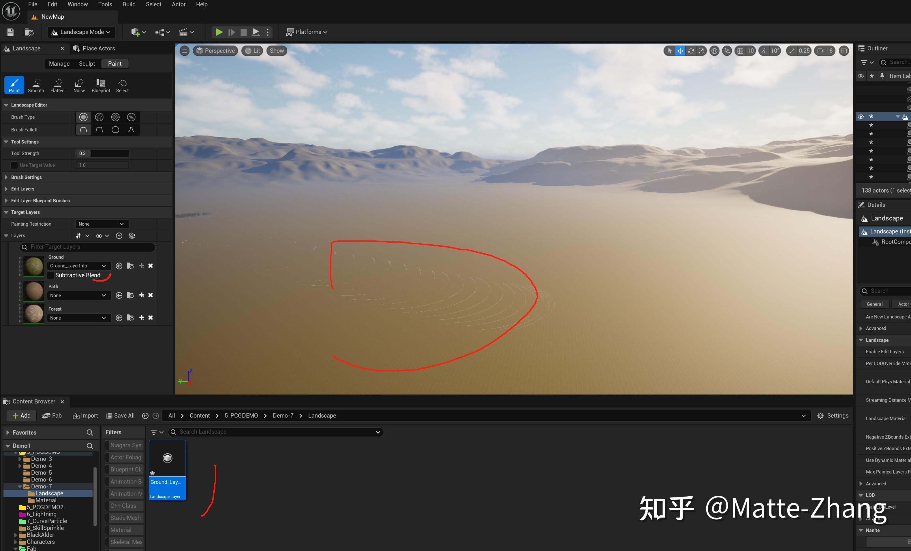 最新《UE5.5.3 创作秘籍：巧用地形 Layer 与 PCG，打造笔刷绘制的奇幻森林》 - 知乎