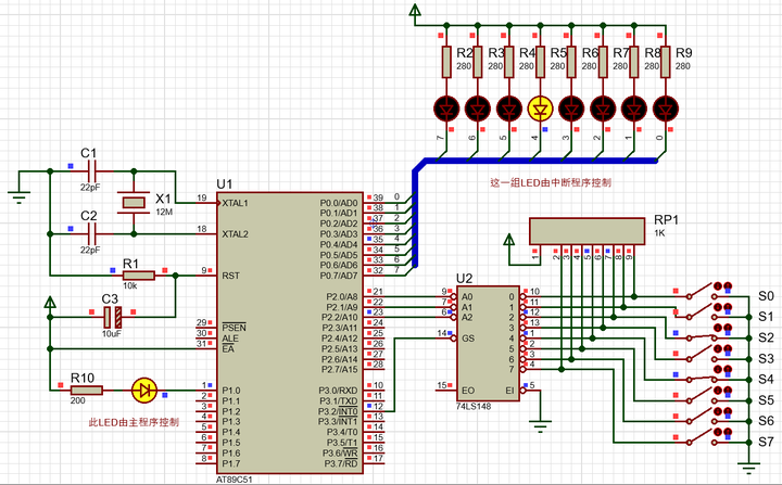 设计分享|74LS148实现按键控制LED灯 - 知乎