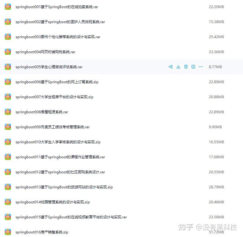 【免费分享】Java、SpringBoot项目 - 知乎