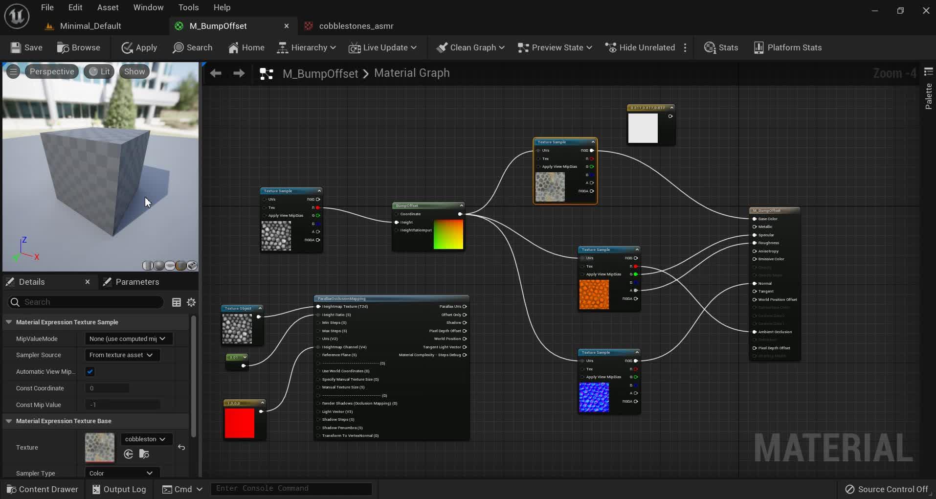 [UE4/UE5][Shader] Bump offset和Parallax Occlusion - 知乎