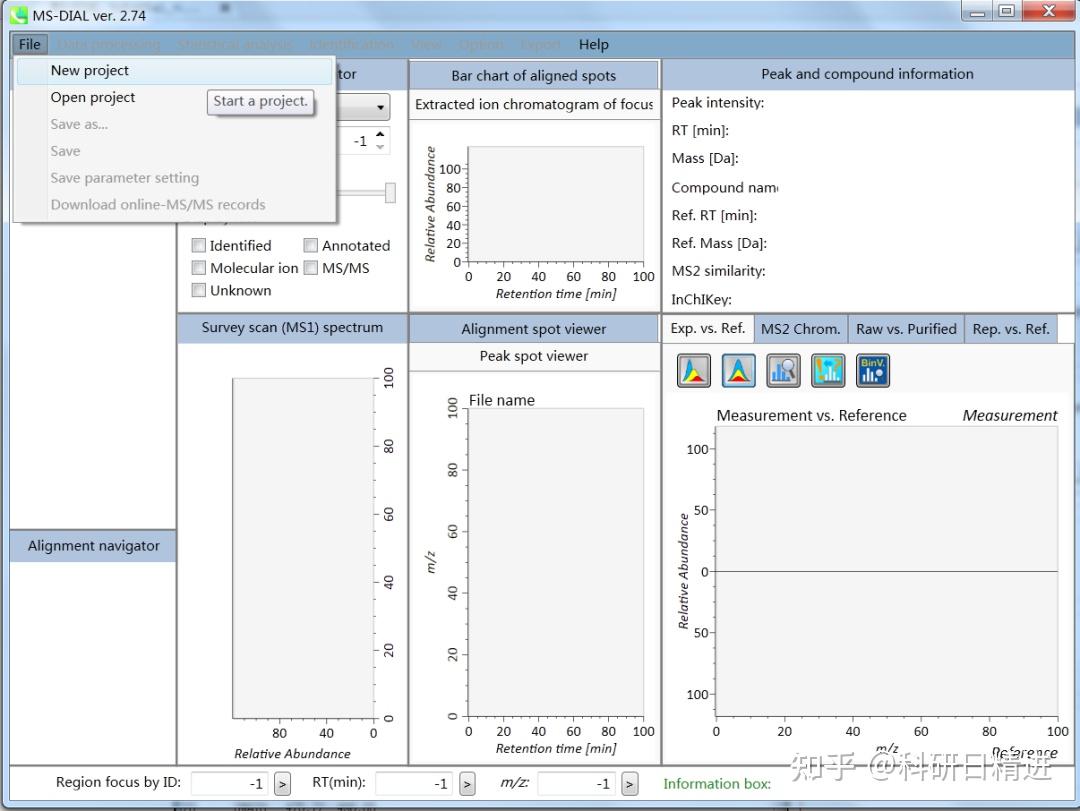 用MS-DIAL分析代谢组数据，这篇给你整的明明白白 - 知乎
