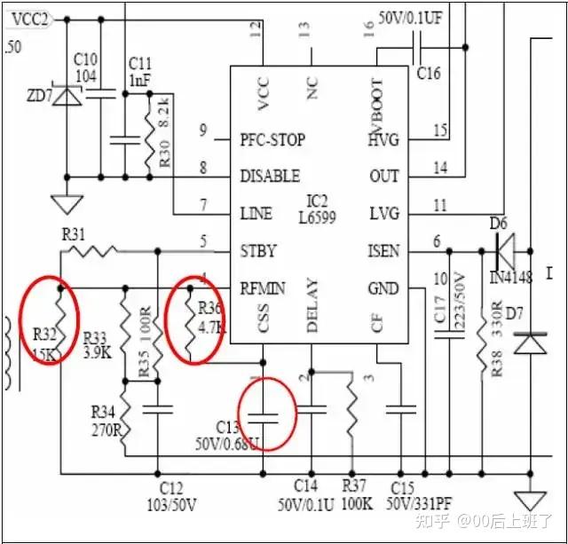 带你分析一张半桥LLC（L6562+L6599）原理图 - 知乎