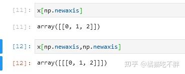 numpy.newaxis使用 - 知乎