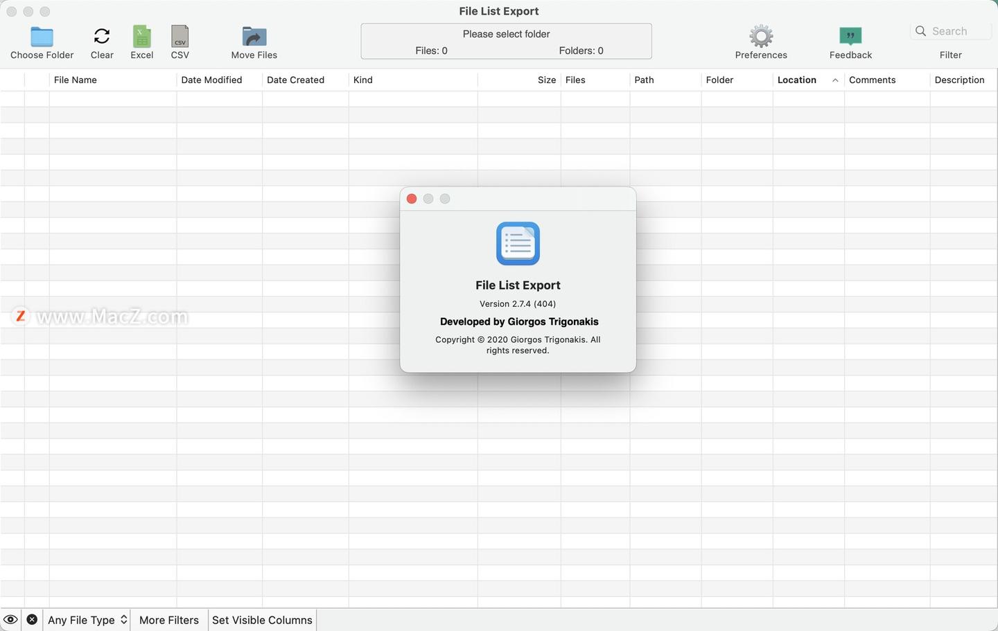 文件列表导出工具：File list Export Mac - 知乎