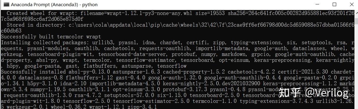 通过Anaconda配置tensorflow环境 - 知乎