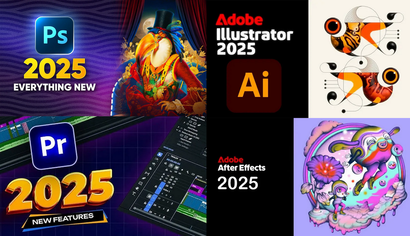 Adobe全家桶2025下载安装及新增功能 - 知乎