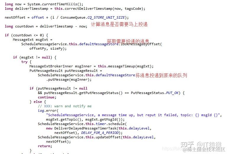 【分布式技术专题】RocketMQ延迟消息实现原理和源码分析 - 知乎