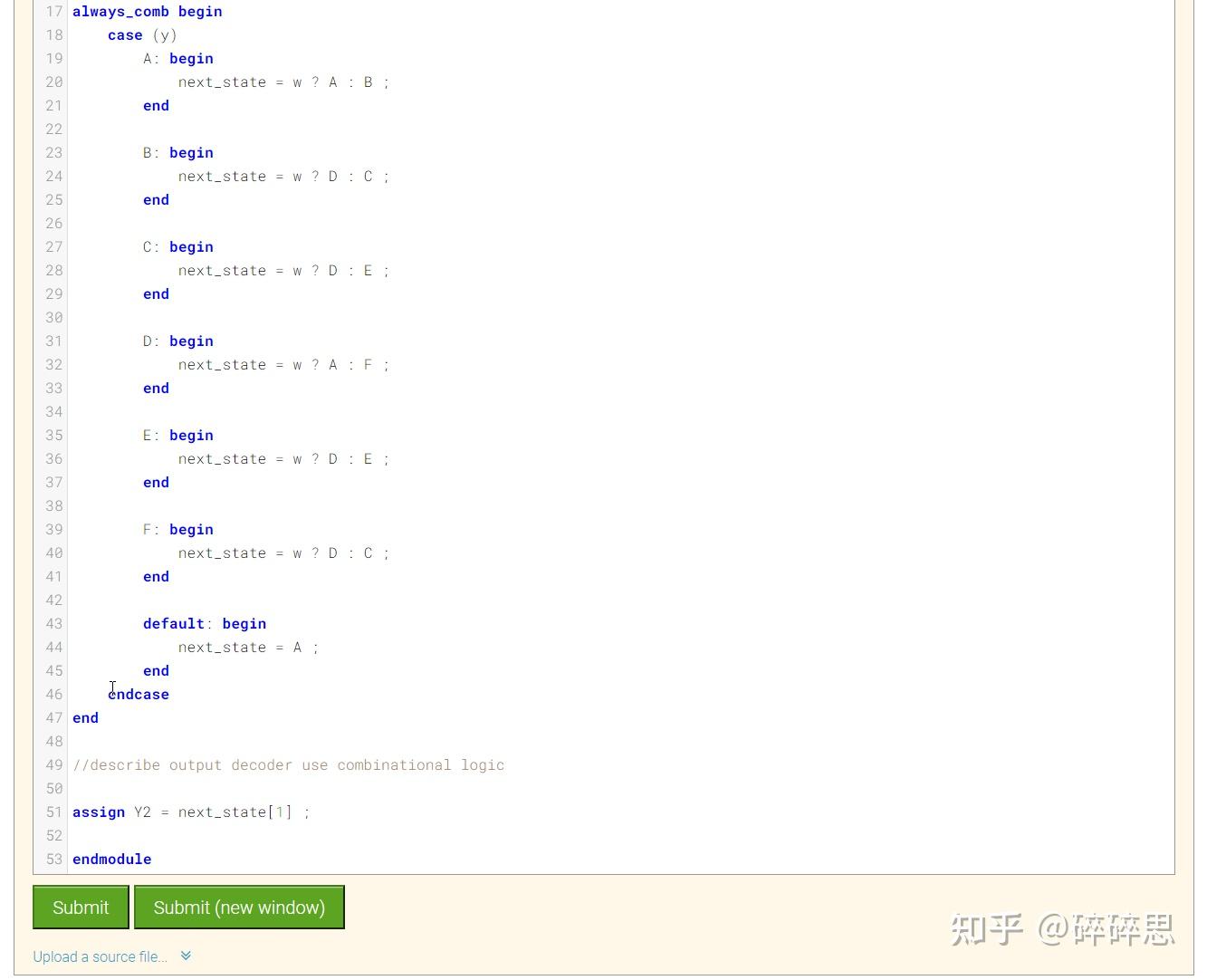 HDLBits: 在线学习 SystemVerilog（二十一）-Problem 143-150（状态机四） - 知乎