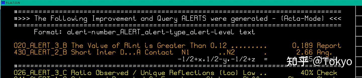 晶体数据处理之电荷平衡-加氢1(B级警报PLAT430) - 知乎