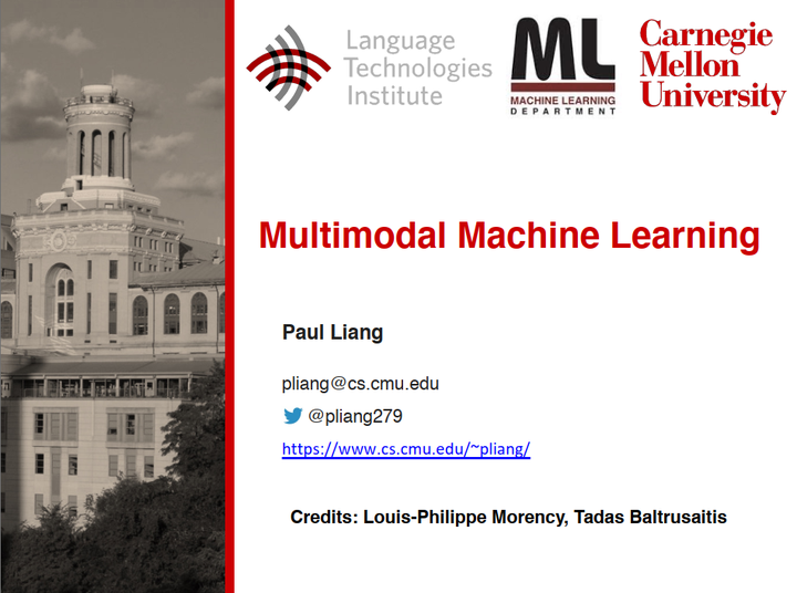 CMU-10707 第二十一讲 多模态机器学习 - 知乎